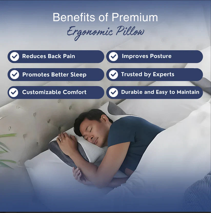 ErgoPillow™ | Ergonomisk kudde | 50-70% RABATT – OdieShop